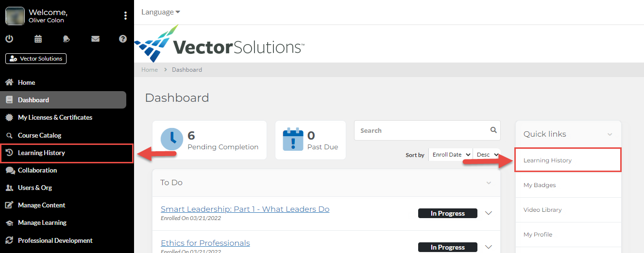 User Interface & Dashboard Overview