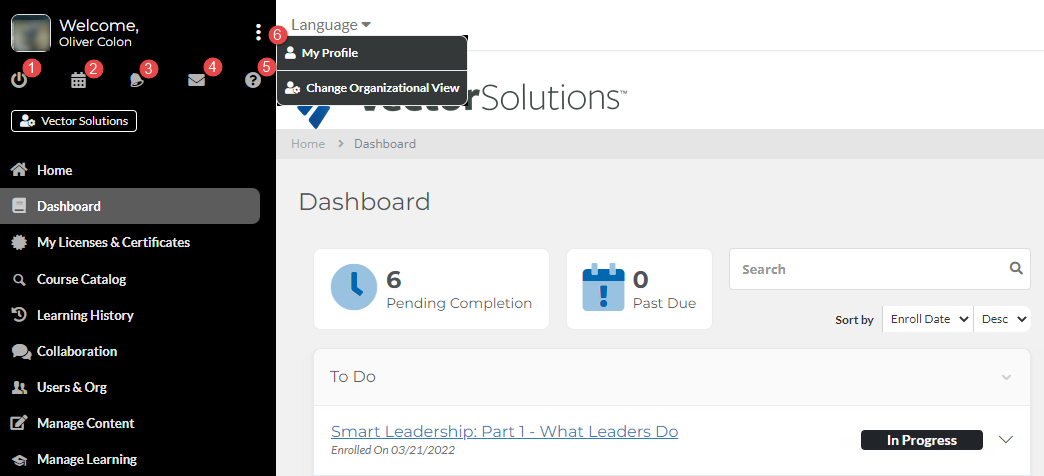 User Interface & Dashboard Overview