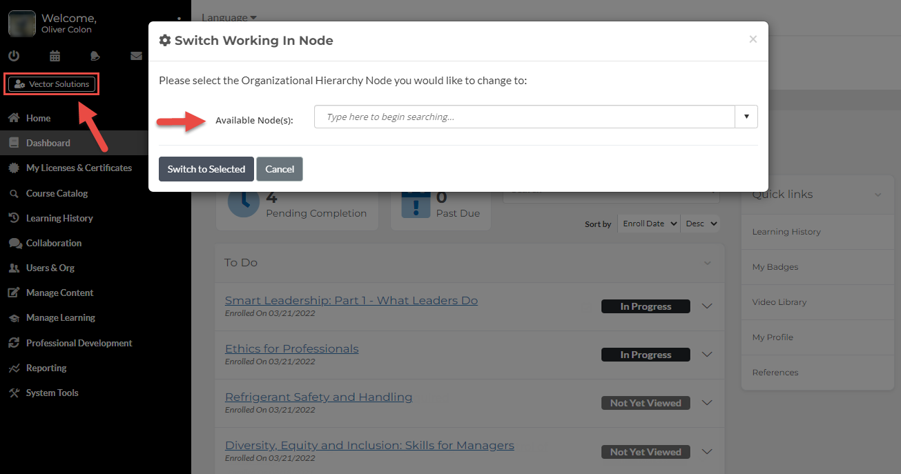 User Interface & Dashboard Overview