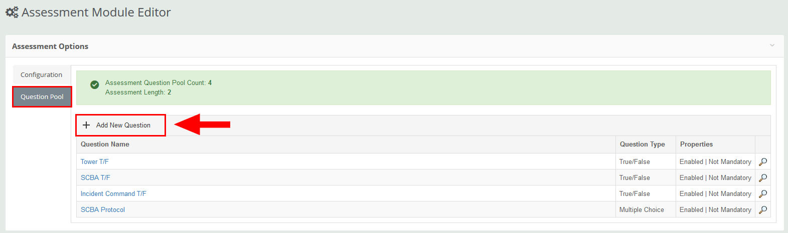 Assessment Module (Exams)