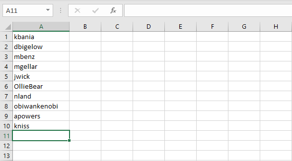 Creating a User Team