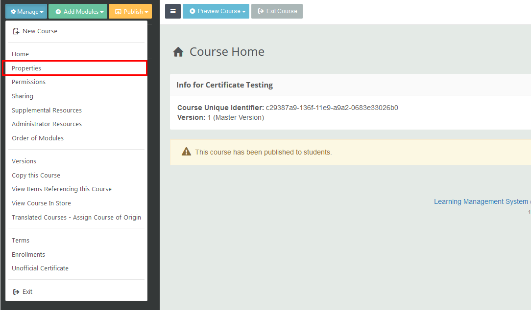 How Do I Attach a Certificate to a Course?