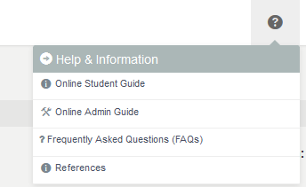 Manage Help Menu Items