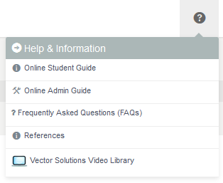 Manage Help Menu Items