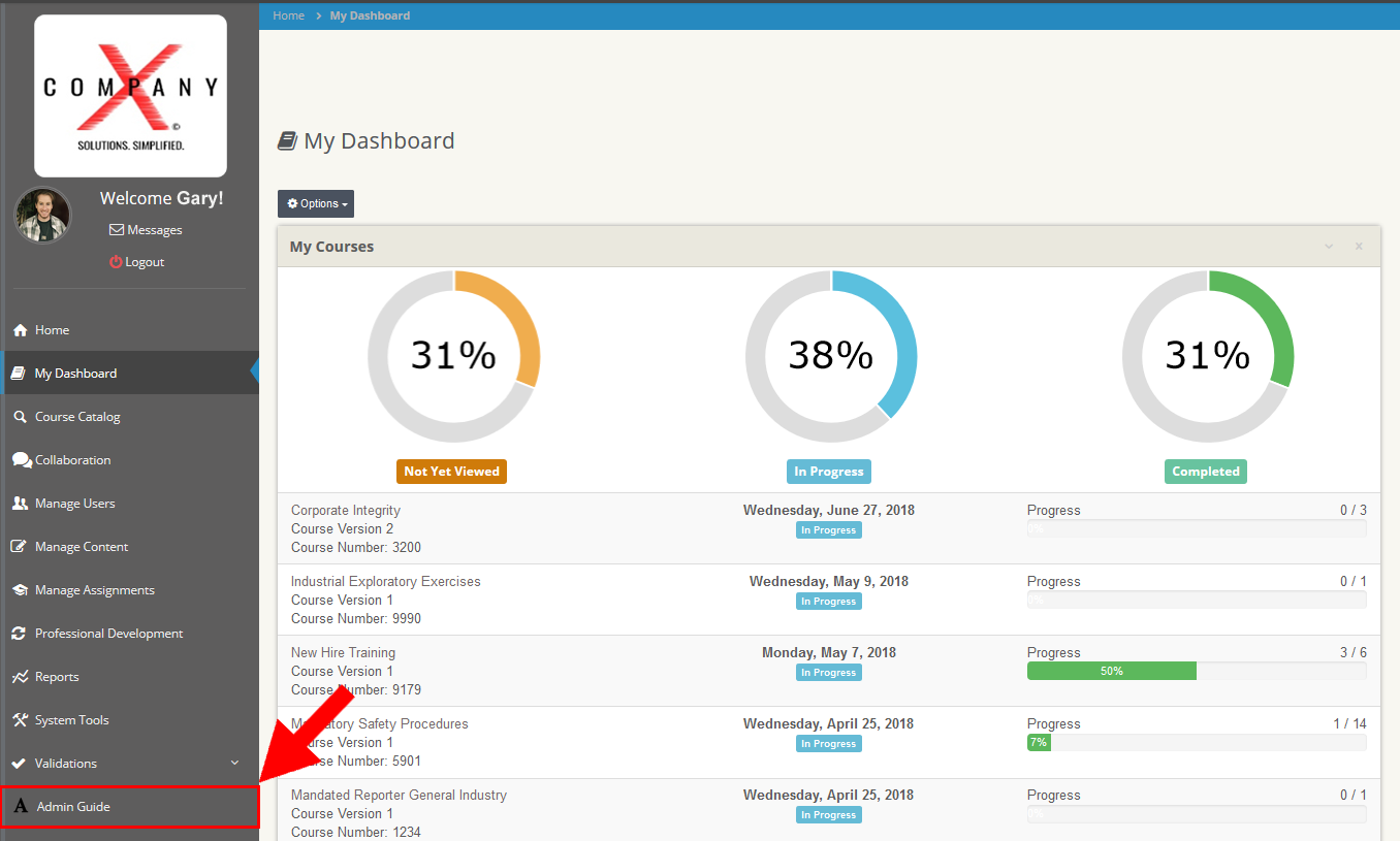 Manage Navigation Menu Settings