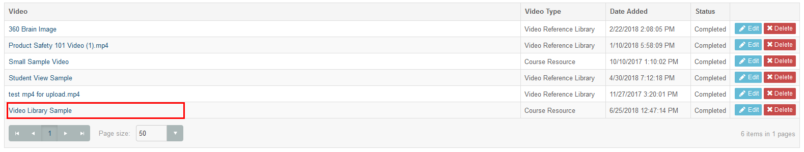 Managing Your Video Library