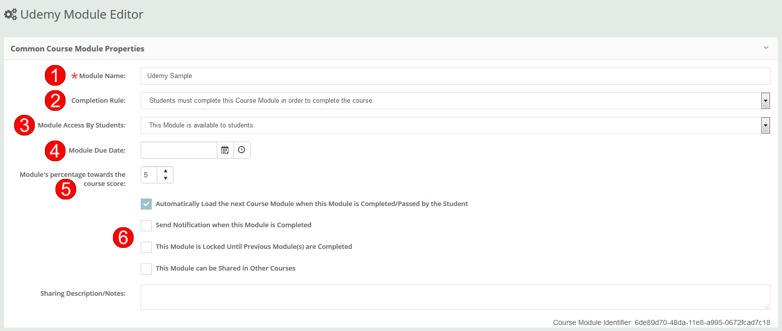 Udemy Module