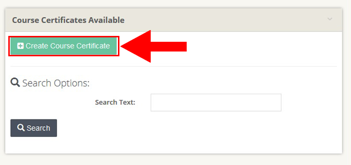 Creating a Course Certificate