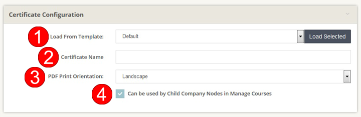 Creating a Course Certificate
