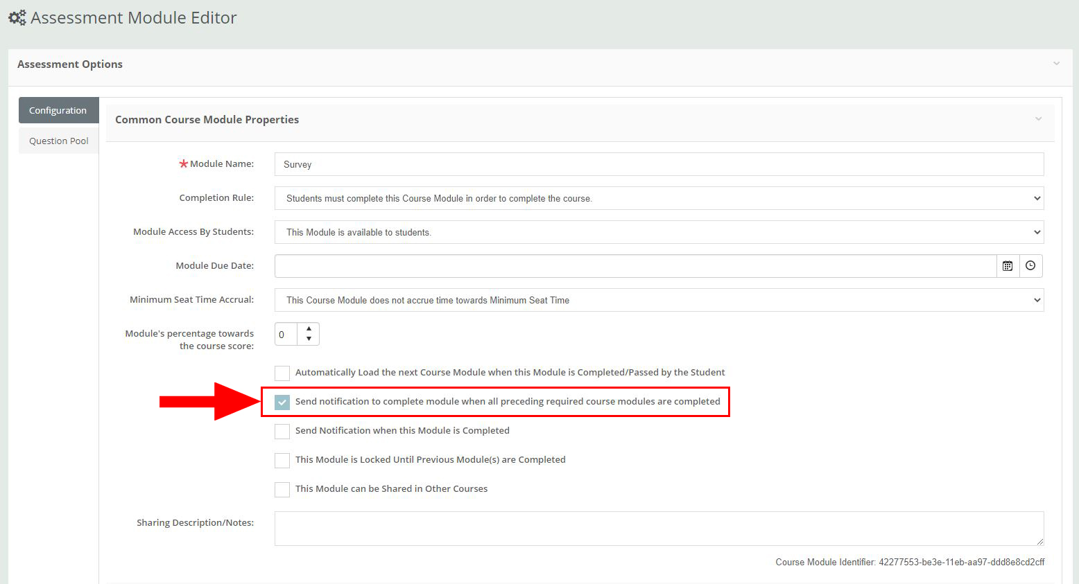 Survey Reminder Notifications