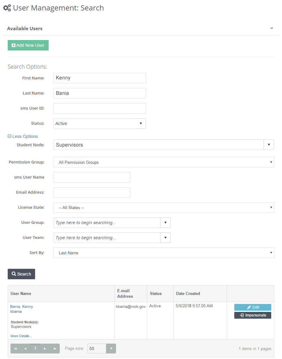 User Management Quick Guide
