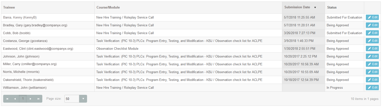 Observation Checklist Module