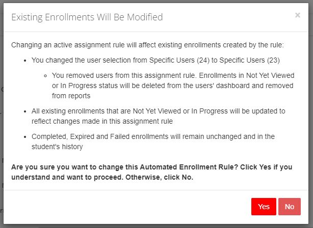 How To Drop and Remove User(s) from an Assignment