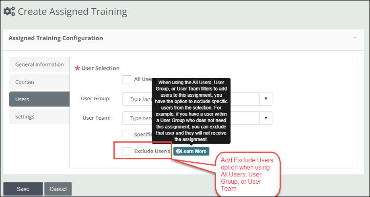 How To Drop and Remove User(s) from an Assignment