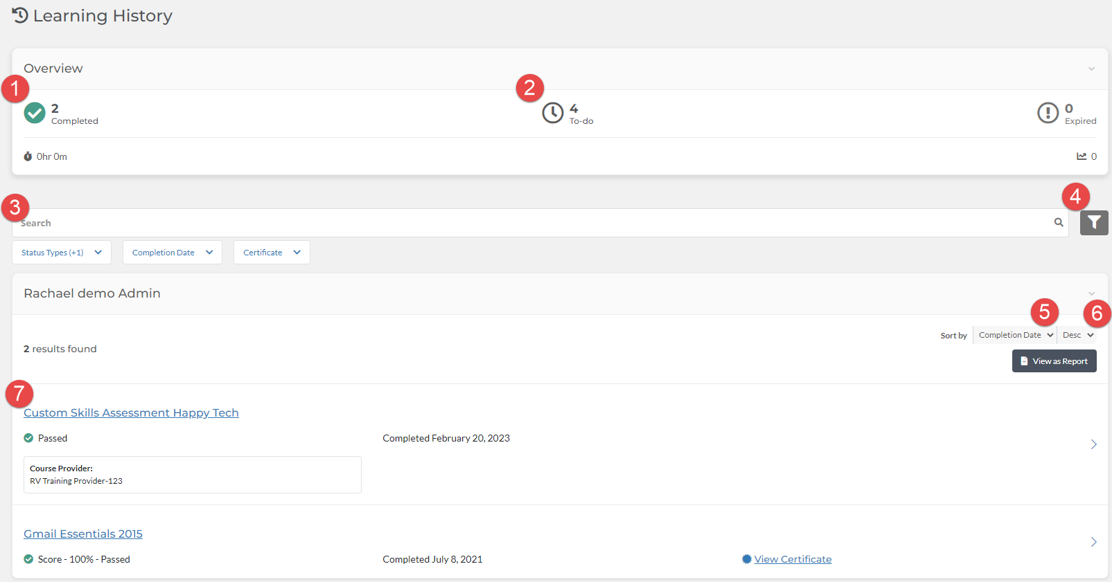 Navigating Your Learning History