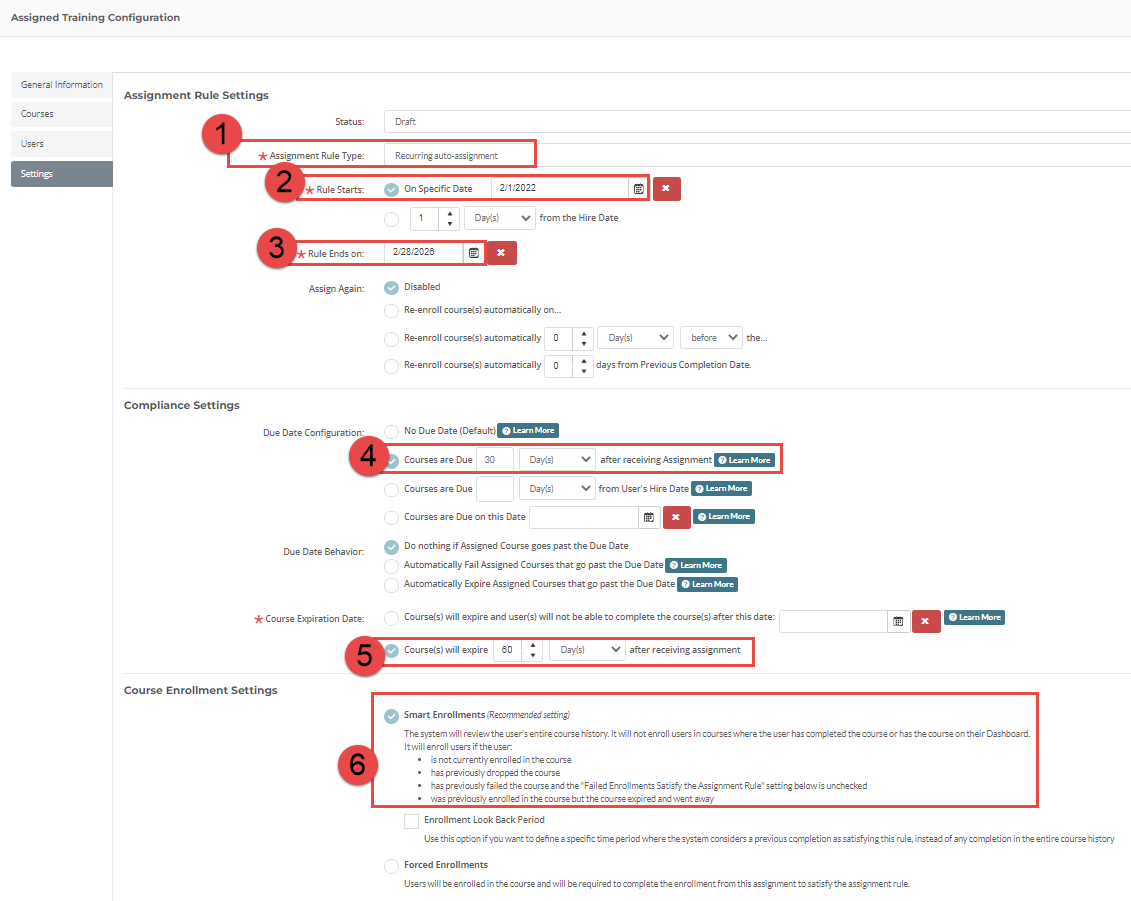 Example of a Recurring Auto-Assignment