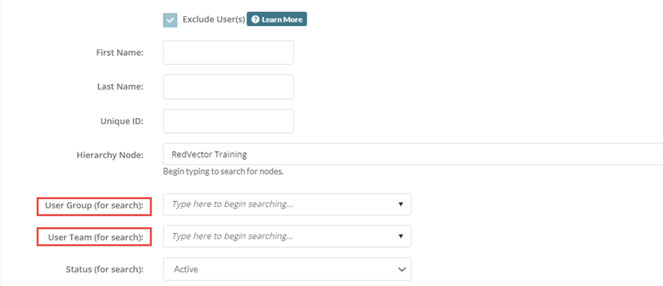 View Users in User Groups and User Teams