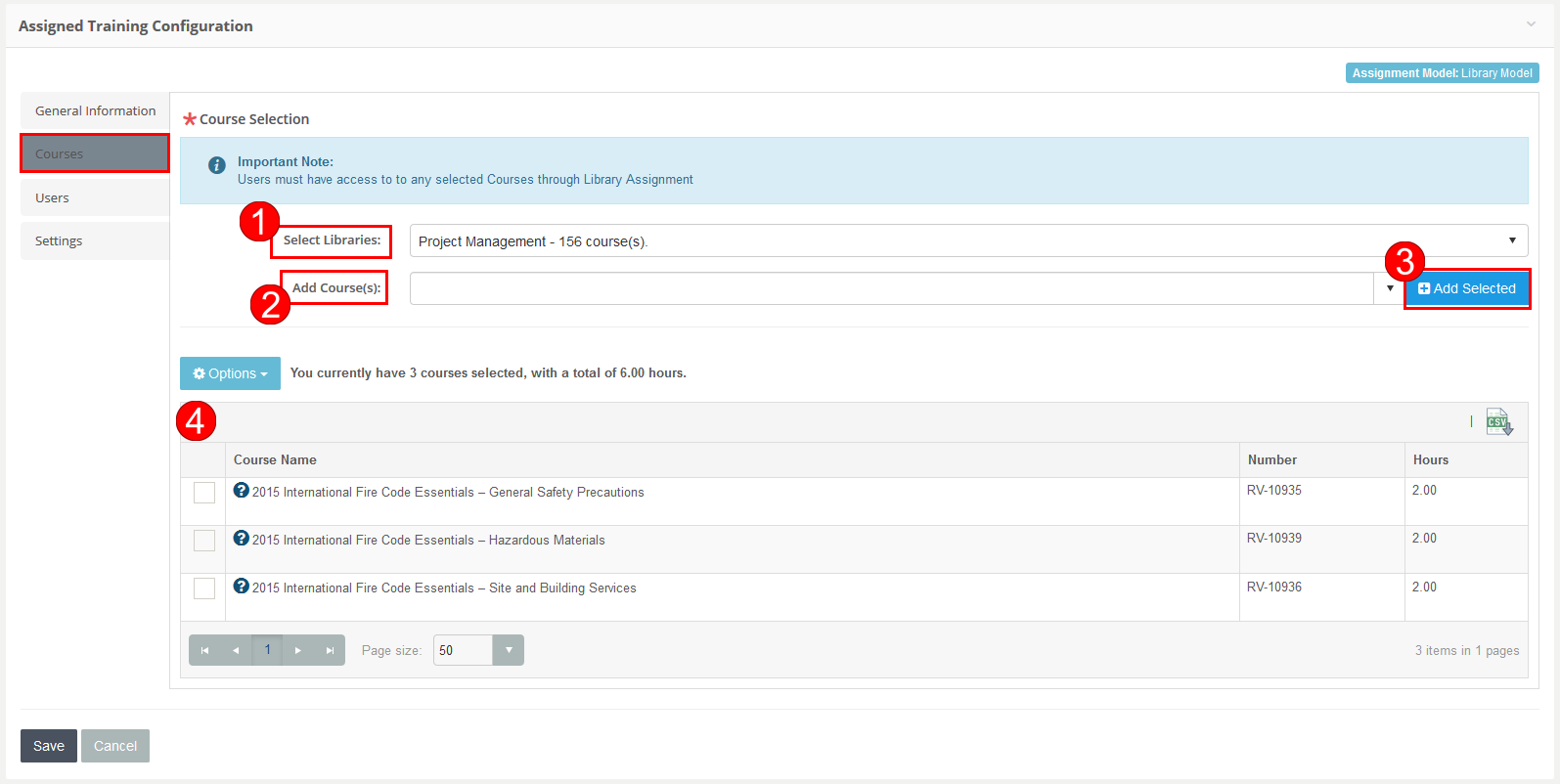 Assigned Training Management Overview