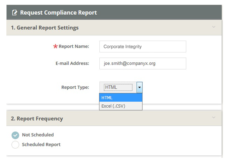 Compliance Report