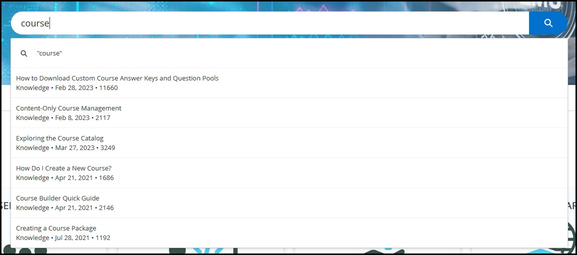 How to Use the Vector LMS Support Center