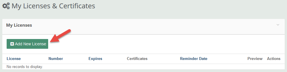 Track It All with My Licenses & Certificates Tool