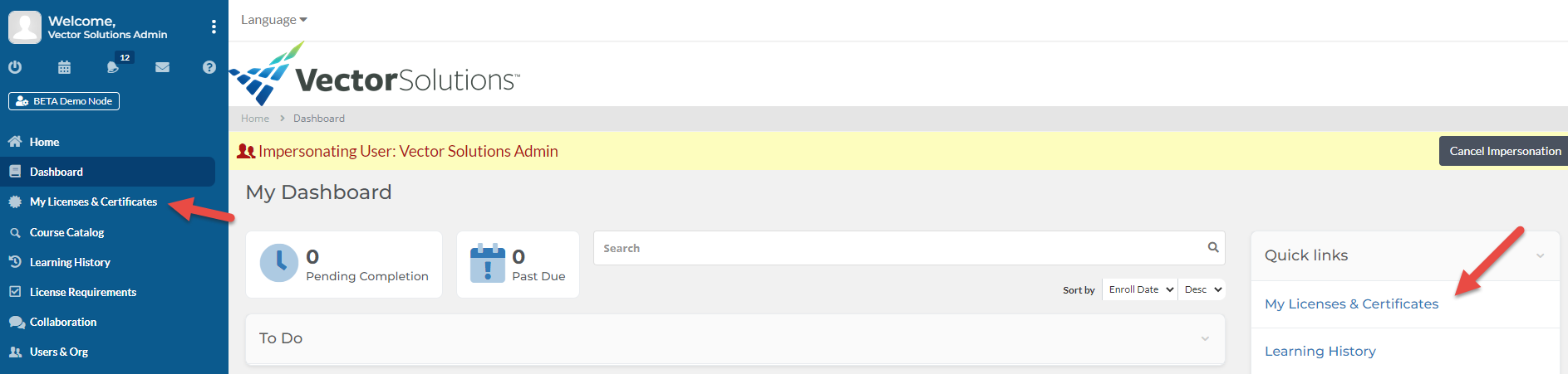 Track It All with My Licenses & Certificates Tool
