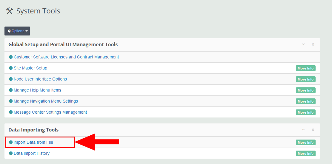 Importing Data & Documents